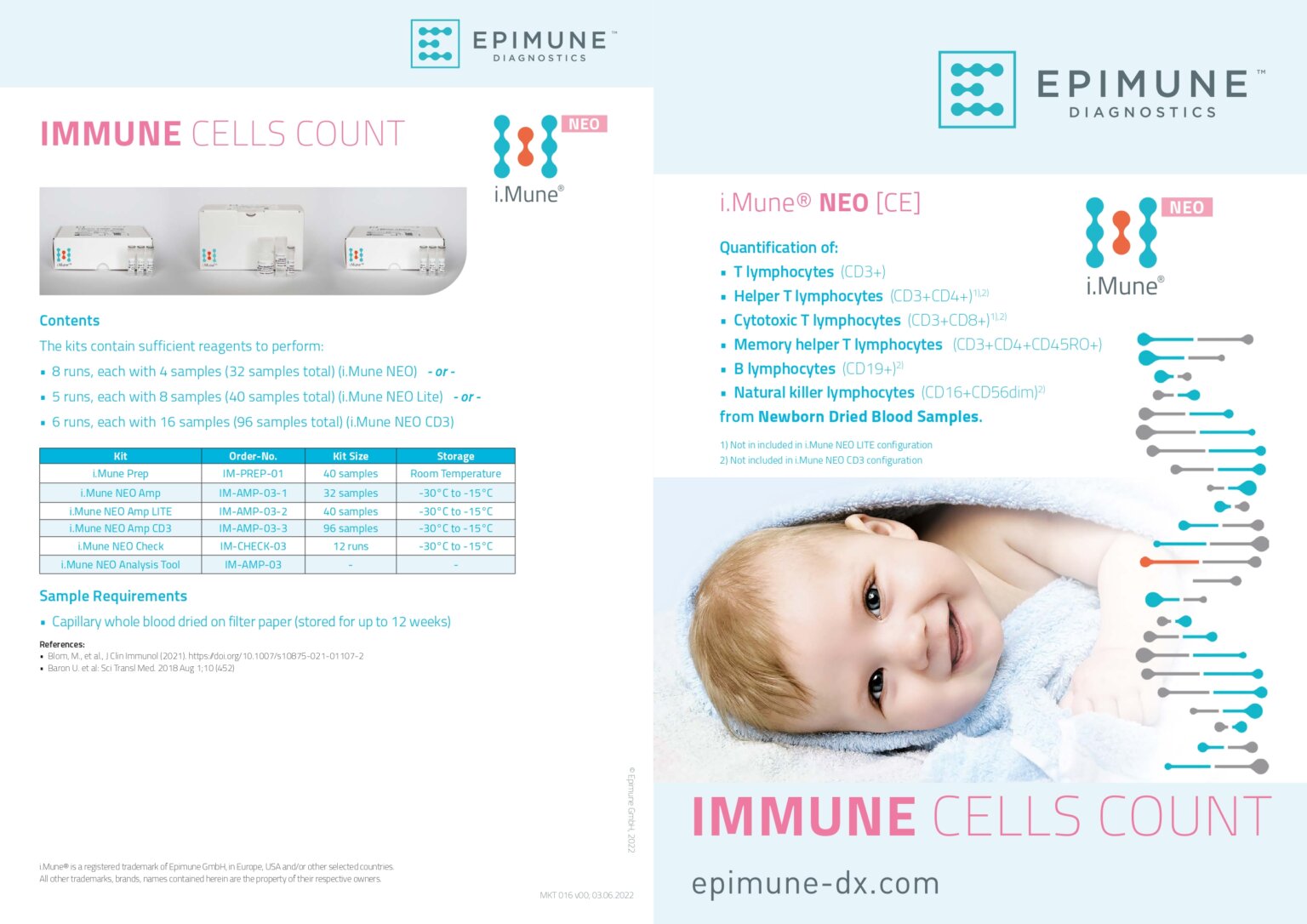 IMMUNE CELLS COUNT(Epimune_iMune NEO) - Linkseas Diagnostic Marketplace